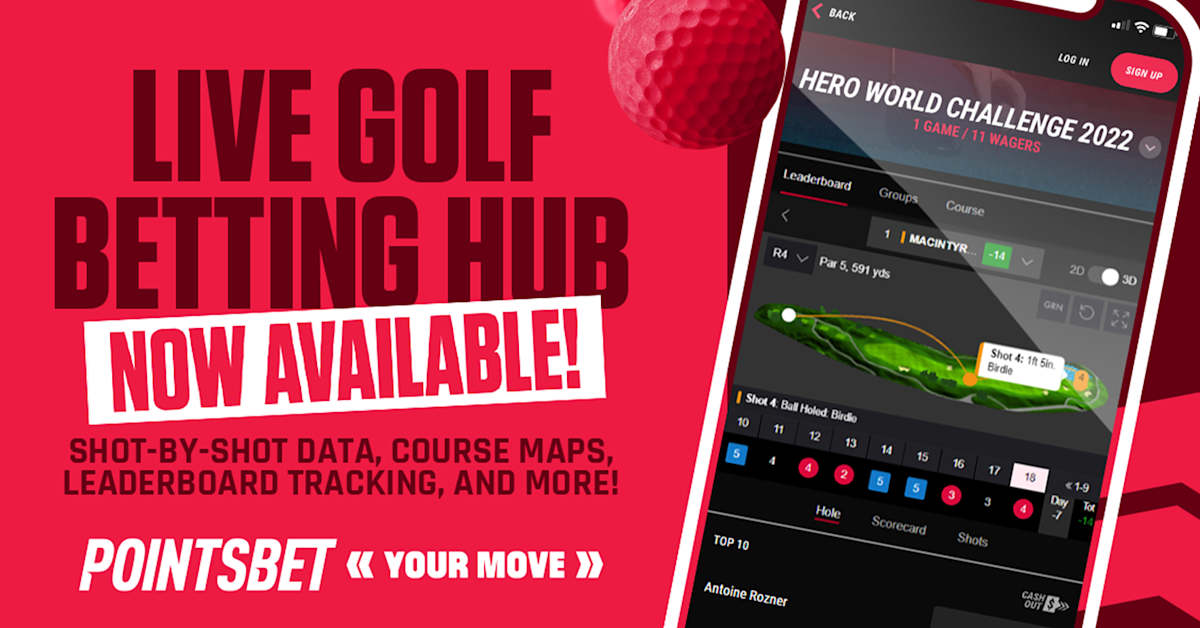 PointsBet integrates IMG ARENA’S Golf Event Centre as live betting ...