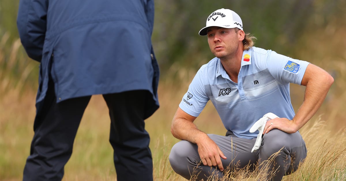 Sam Burns battles into contention after awkward bunker ruling - PGA TOUR