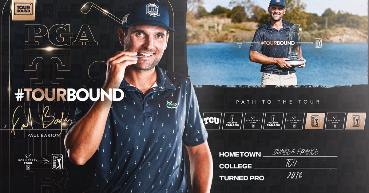 Last-minute victory lifts Paul Barjon back to the PGA TOUR
