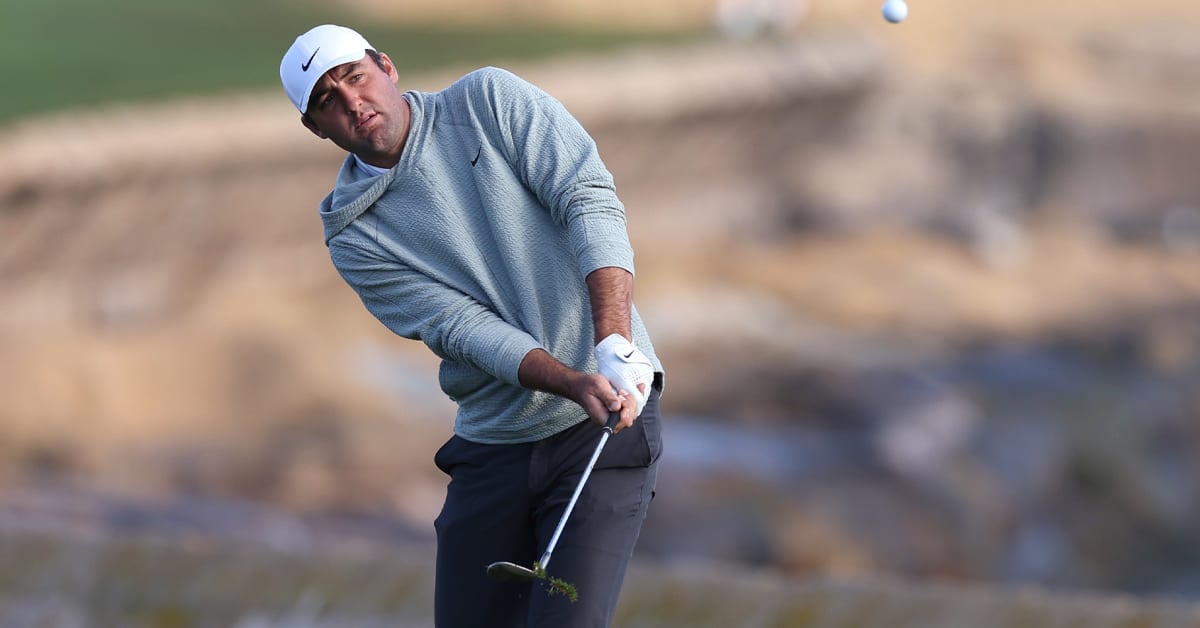 Scottie Scheffler finishes strong for 64, shares AT&T Pebble Beach Pro ...