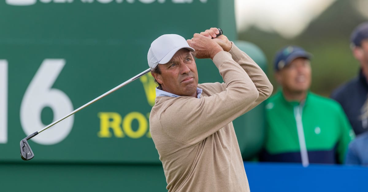 Stephen Ames takes first-round lead at The Senior Open Championship ...