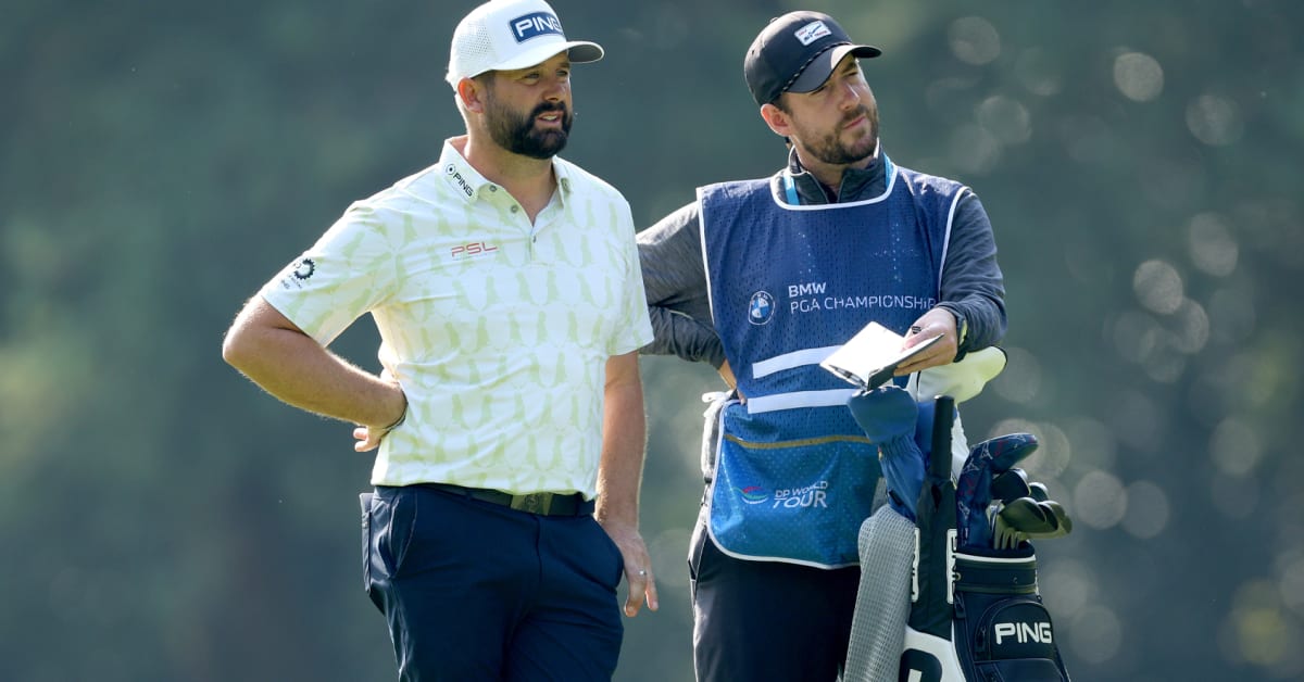 Matthew Baldwin ties 36-hole record to set fierce pace at BMW PGA ...