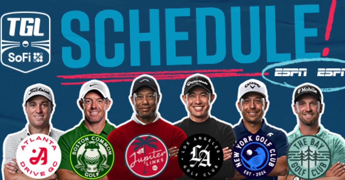 TGL 프레젠티드 바이 소피, 첫 시즌 전체 일정 공개. PGA 투어 스타로 구성된 6개 팀이 치르는 스크린 골프 리그, ESPN, ESPN2 & ESPN+에서 황금시간대에 ...