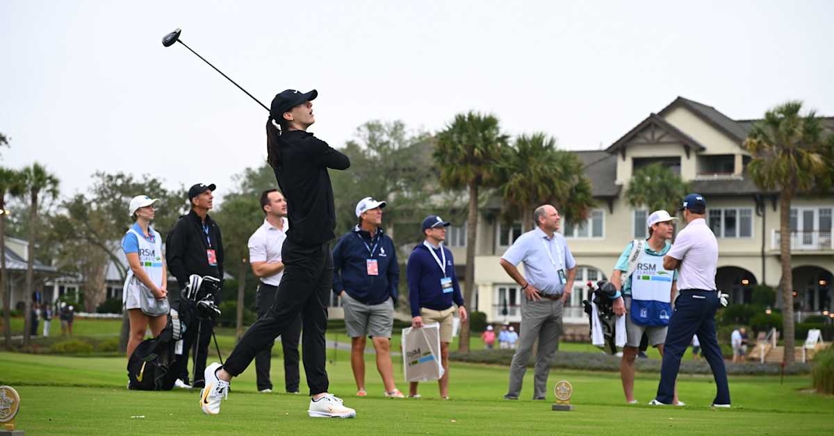 Caitlin Clark, Tom Brady play in The RSM Classic pro-am - PGA TOUR