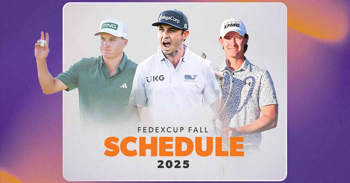 PGA TOUR unveils 2025 FedExCup Fall schedule