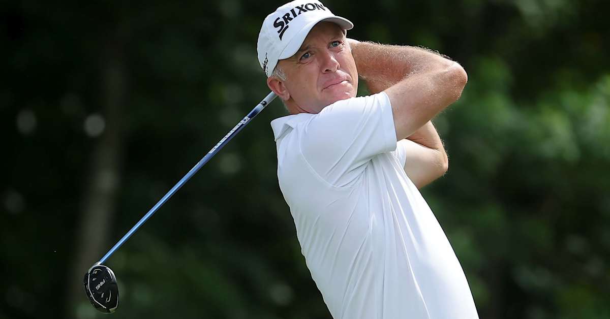 Martin Laird takes one-stroke lead into weekend at suspended UNC Health ...