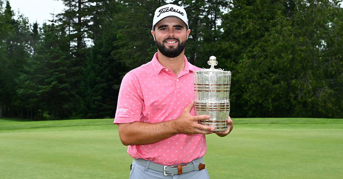 David Perkins captures first career title at Explore NB Open, takes top ...