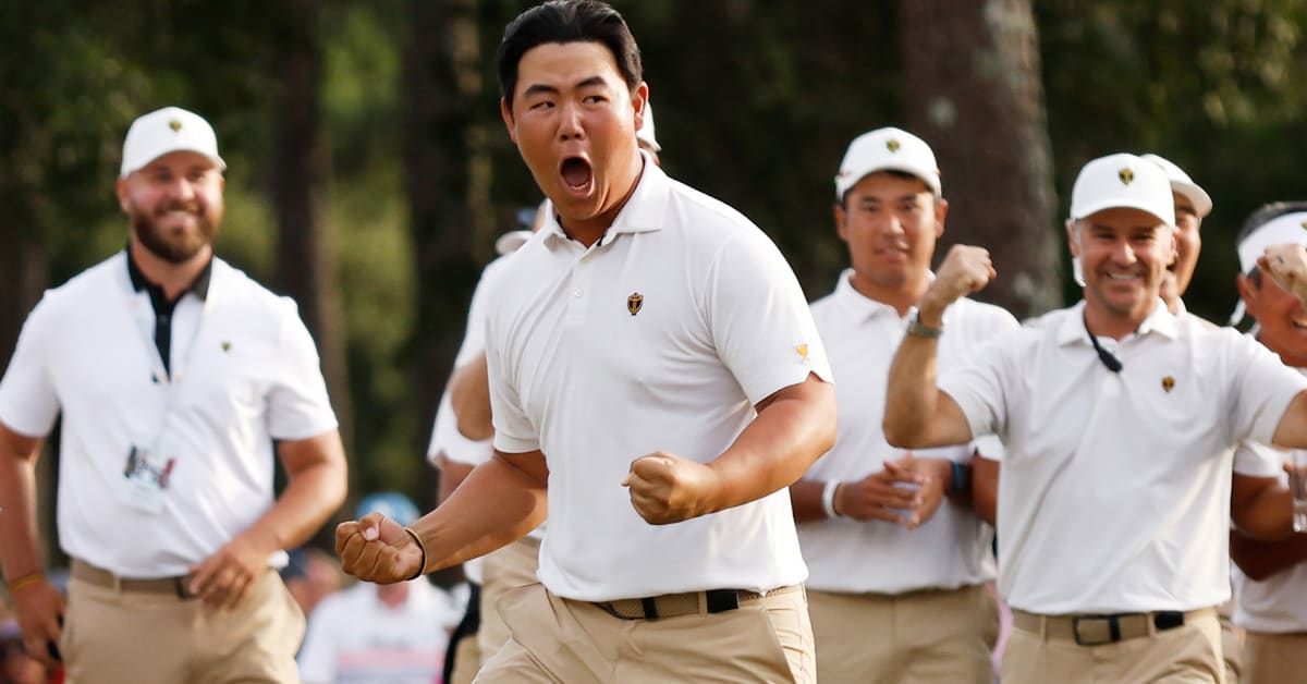 Tom Kim ignites International Team hopes with epic day at Presidents ...
