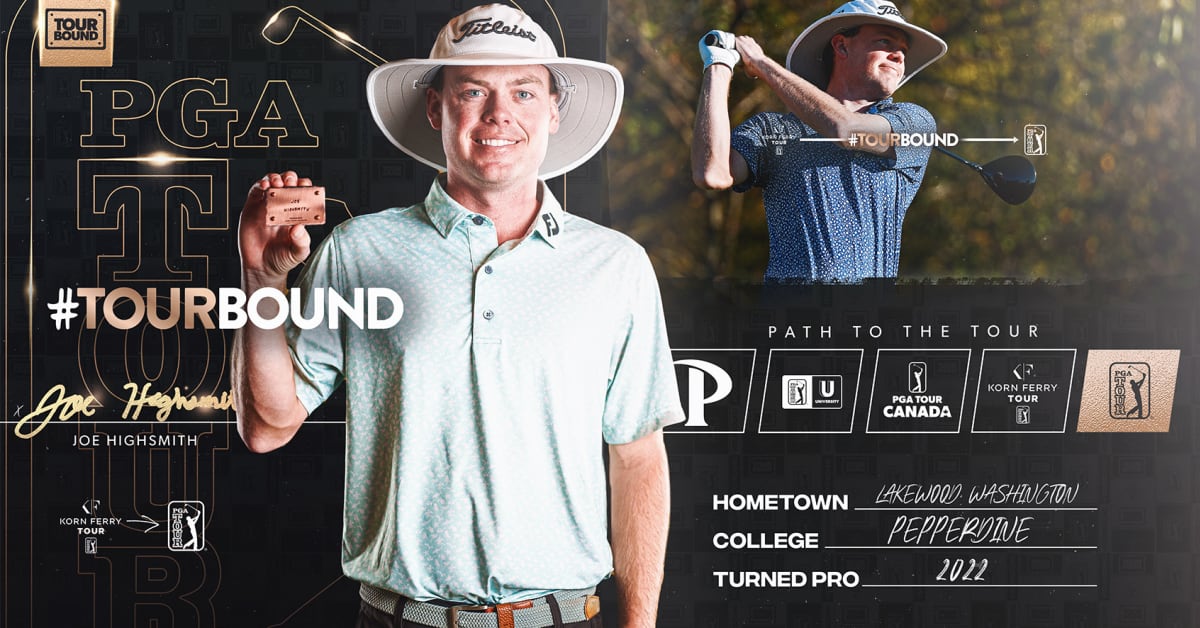 Washington native Joe Highsmith earns first PGA TOUR card amidst Finals ...