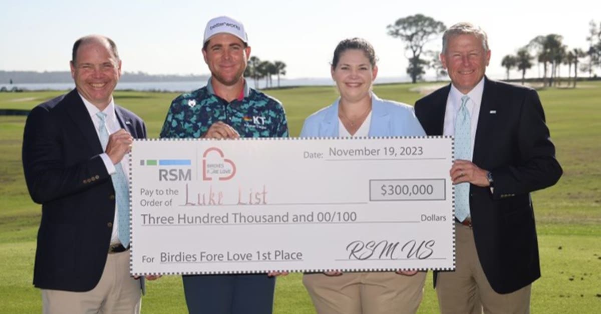 Luke List wins $300,000 through RSM’s Birdies Fore Love - PGA TOUR
