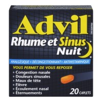 ADVIL RHUME&SINUS NUIT CO 200MG 40 200MG
