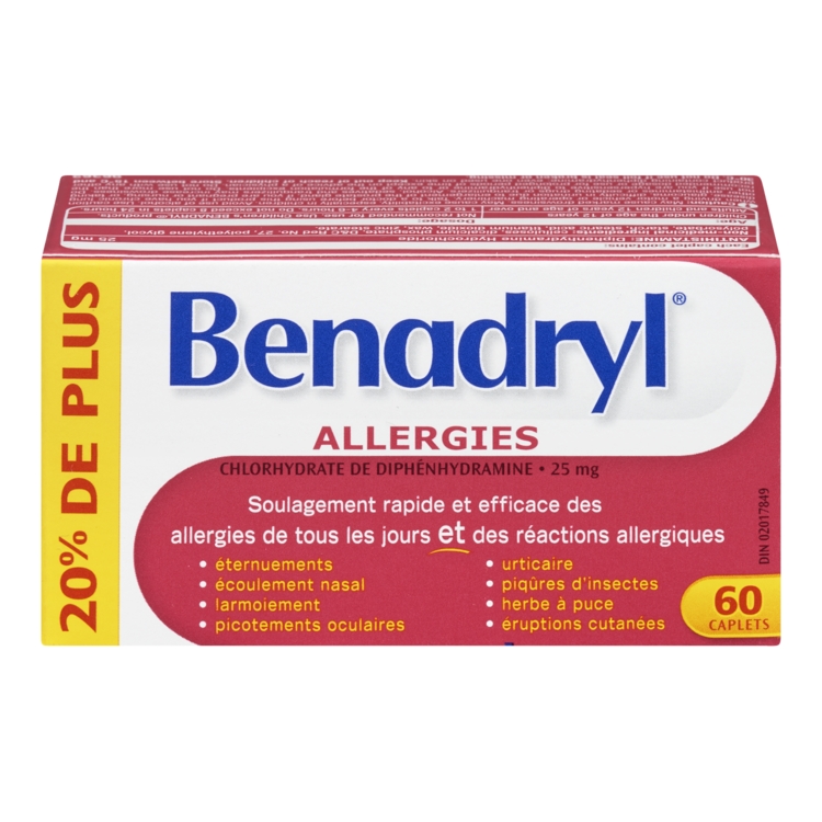 BENADRYL 25 MG