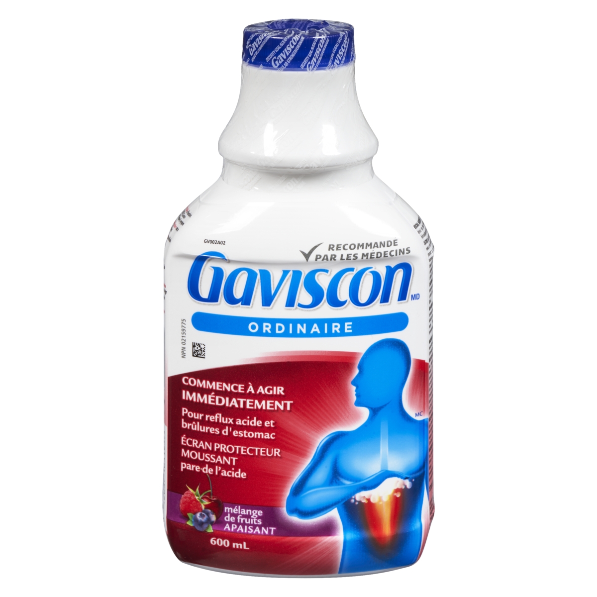 GAVISCON 100 MG- 250 MG/5 ML