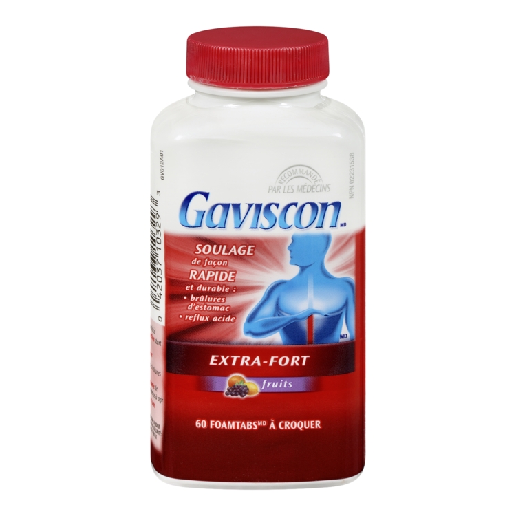 GAVISCON EXTRA-FORT 63 MG- 313 MG