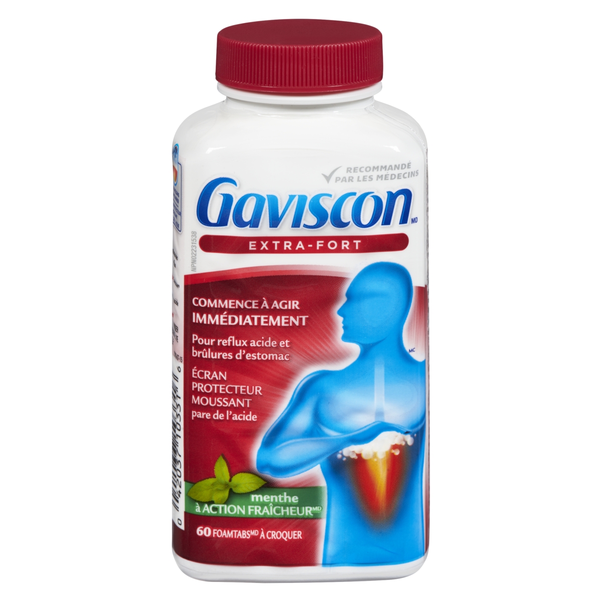 GAVISCON EXTRA-FORT 63 MG- 313 MG