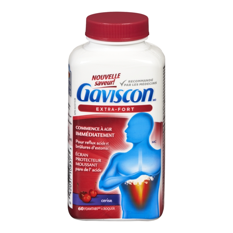 GAVISCON EXTRA-FORT 63 MG- 313 MG