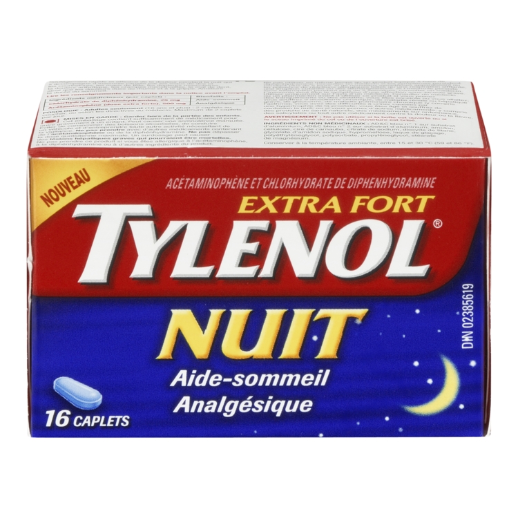 TYLENOL EXTRA FORT NUIT 500 MG