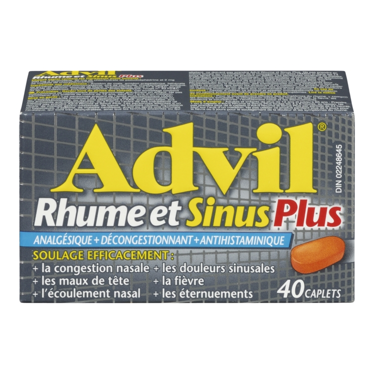 ADVIL RHUME & SINUS PLUS 2 MG- 30 MG- 200 MG