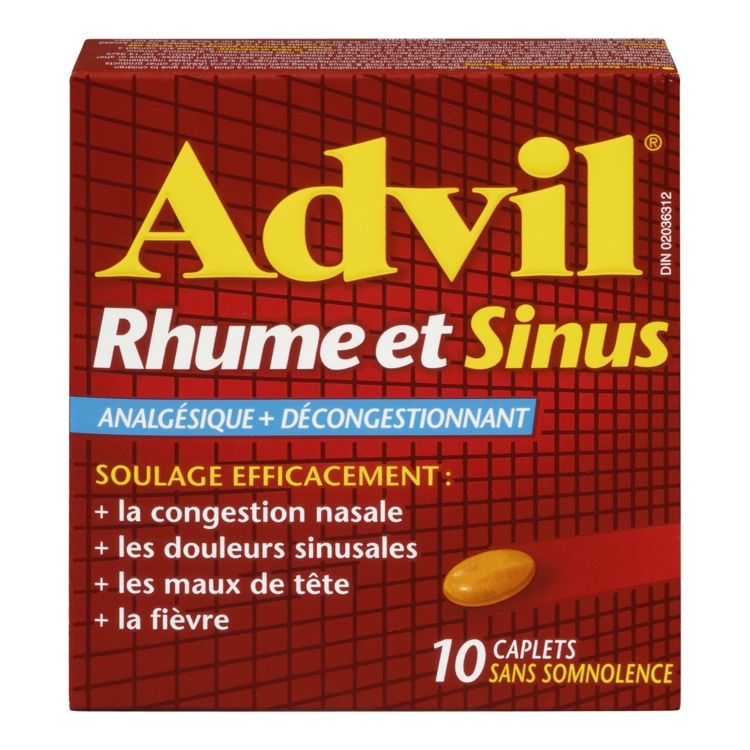 ADVIL RHUME & SINUS 30 MG- 200 MG
