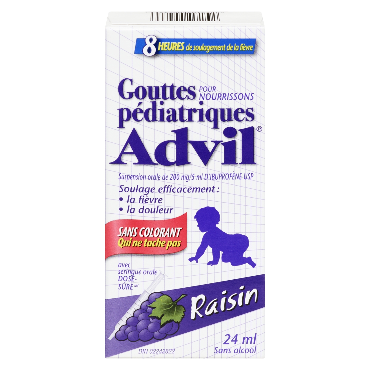 ADVIL GOUTTES PÉDIATRIQUES 40 MG/ML