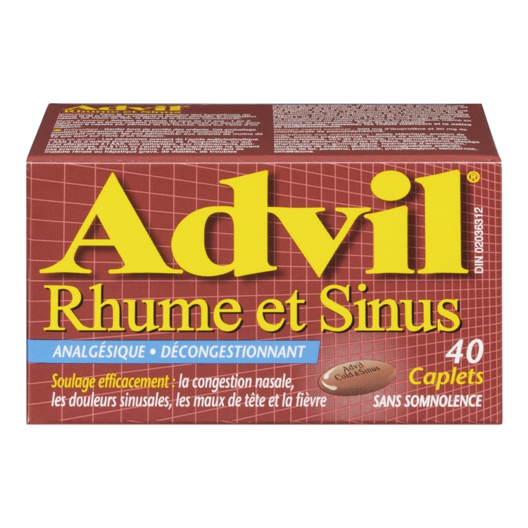 ADVIL RHUME & SINUS 30 MG- 200 MG