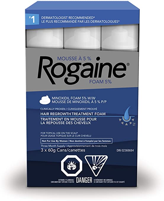 ROGAINE MOUSSE 5% HOMME 5%
