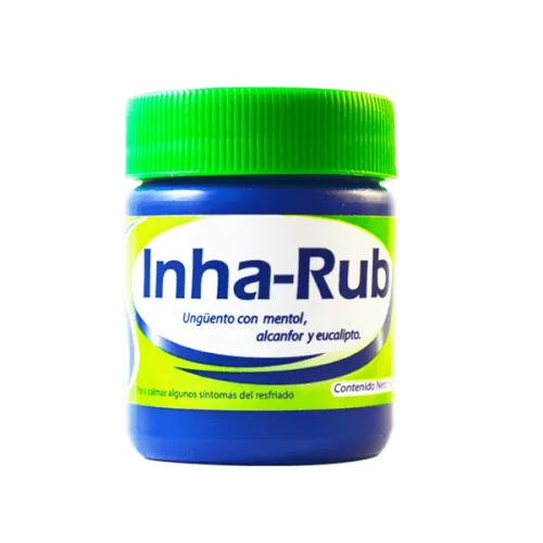 INHA-RUB (ALCANFORT/MENTOL/EUCALIPTO) UNGUENTO C/40 G ADN PHARMA ...