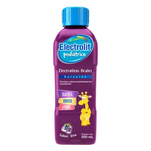 ELECTROLIT PED UVA (SUERO REHIDRATANTE) SOL ORAL C/500 ML 4013133 PISA ...