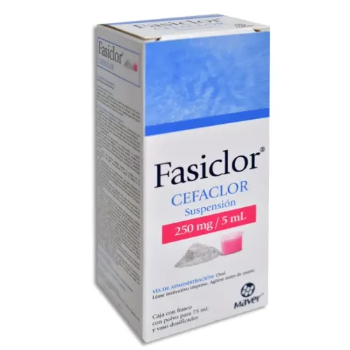 FASICLOR (CEFACLOR) SUSP 250 MG/5 ML C/75 ML MAVER – PHARMAFAST