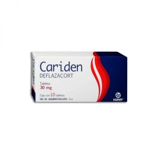 CARIDEN (DEFLAZACORT) TAB 30 MG C/10 MAVER – PHARMAFAST