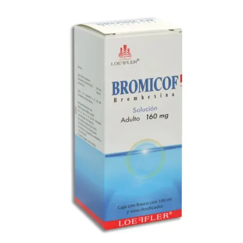 BROMICOF ADULTO (BROMHEXINA) SOL 160 MG C/100 ML LOEFFLER – PHARMAFAST