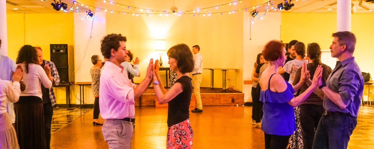 Beginners at the 2018 Philadelphia Tango Festival.