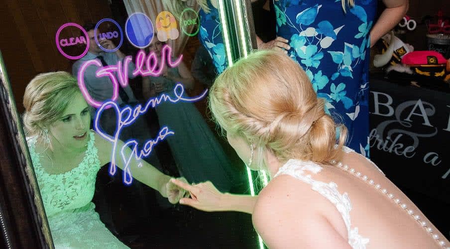 Interactive Magic Mirror | Wedding Photo Booth Rental