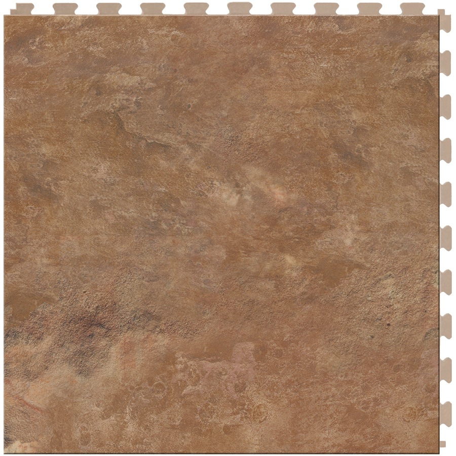 Mohawk 60148 24 in. x 12 in. Brown Stone Easy Locking Vinyl Tile ...