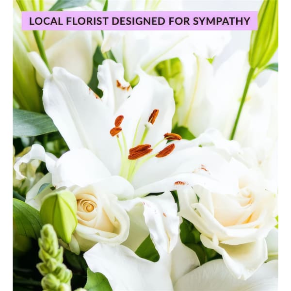 Calm & Comfort Bouquet for Sympathy - Florist Choice - Home or Office ...