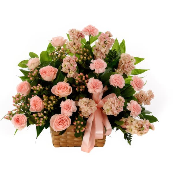 Classic Sympathy Basket Arrangement - Flowers | The Sympathy Store