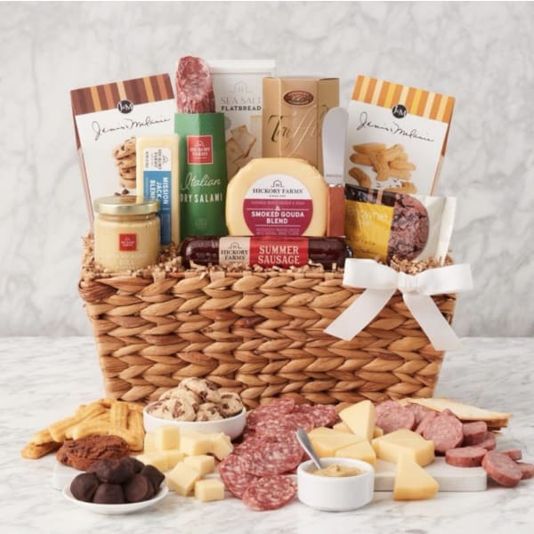 Sympathy Gourmet Charcuterie Gift Basket - Sympathy Gift Baskets | The ...