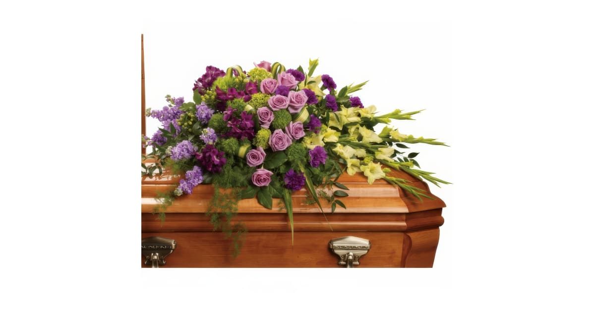 Reflections of Gratitude Casket Spray - Casket Flowers | The Sympathy Store