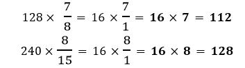 How to work out fractions of numbers