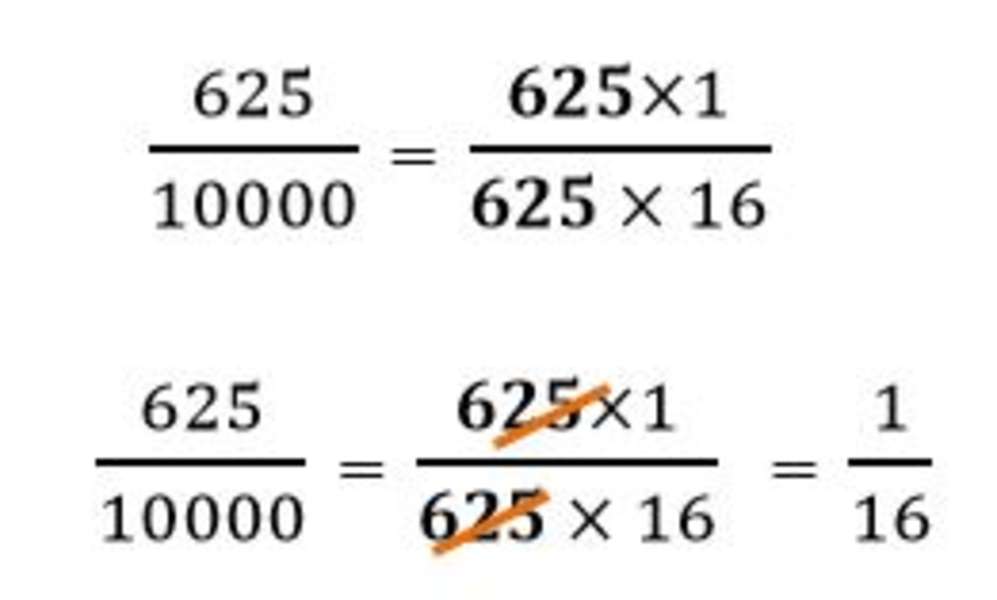 How to turn percentages into fractions