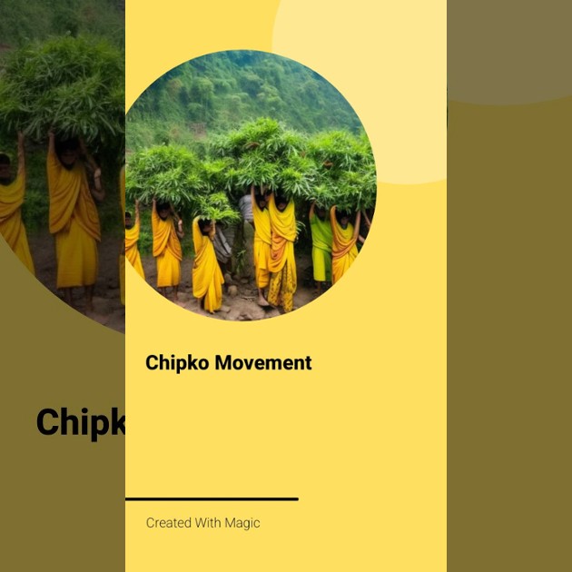 Chipko Movement Posters