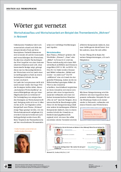 Unterrichtsideen - derdieDaF-Portal