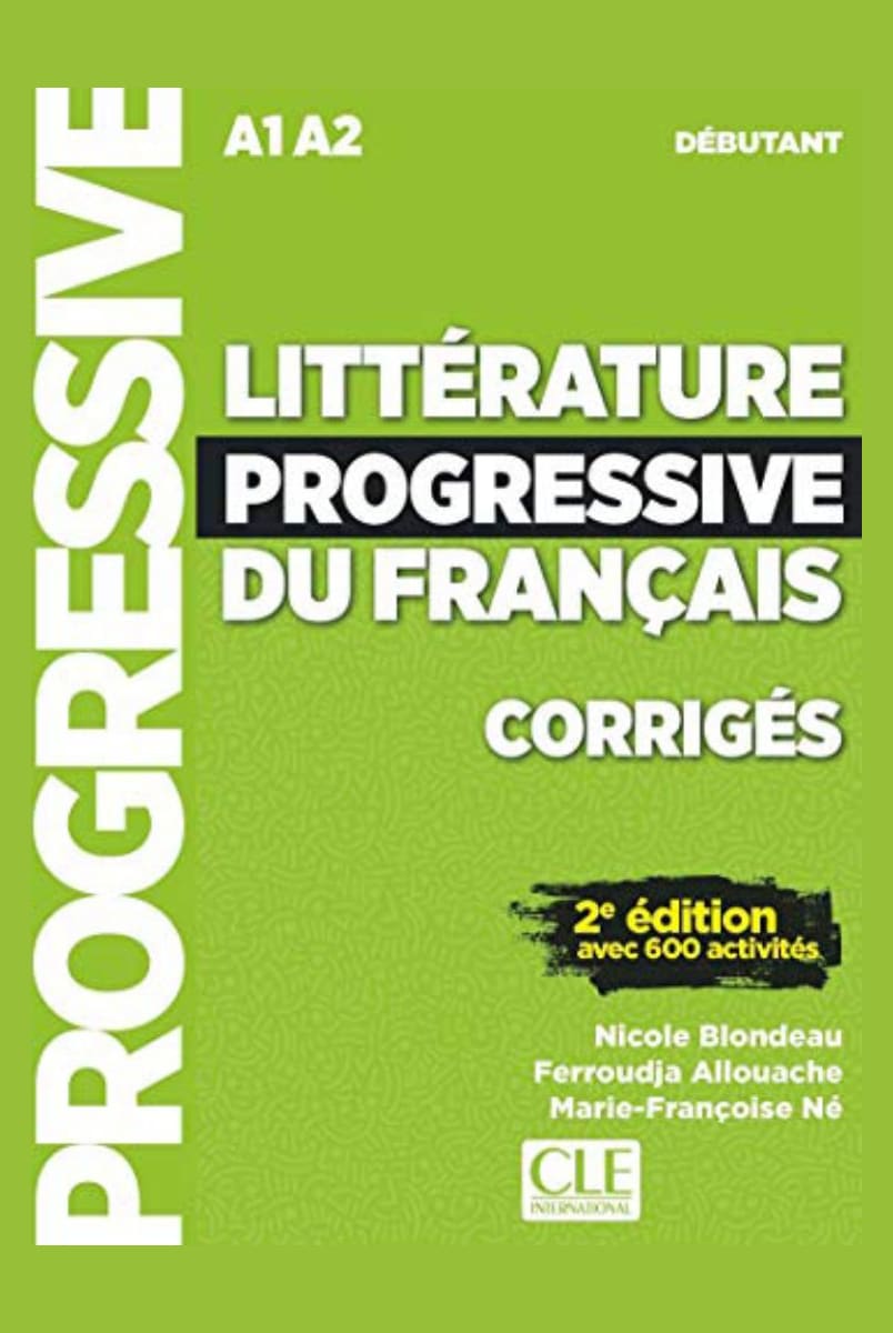 Littérature progressive du français - Niveau débutant: Lösungsheft ...