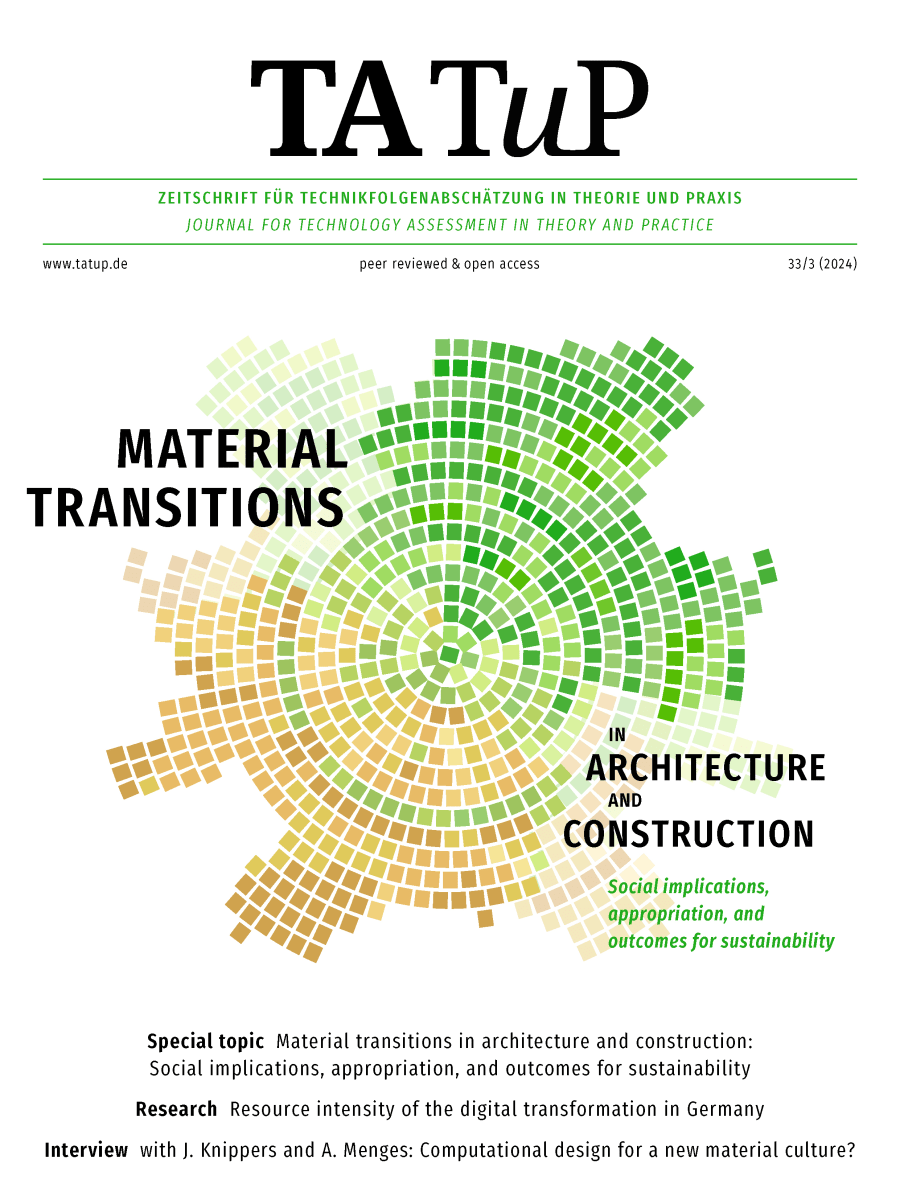 Material transitions in architecture and construction - TATuP 03 - 2024 ...