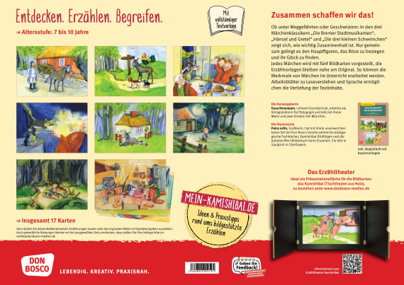 Von Freundschaft und Zusammenhalt - 3 x 5 Märchenkarten für Beamer und ...