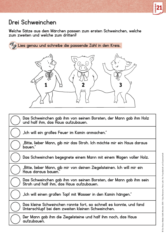 Von Freundschaft und Zusammenhalt - 3 x 5 Märchenkarten für Beamer und ...