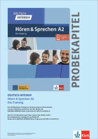 Deutsch intensiv Hören und Sprechen A2: Book + Online offer | Klett International