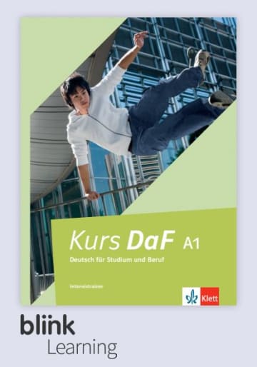 Kurs DaF A1 - Digital Edition BlinkLearning: Intensive trainer with audios | Klett International
