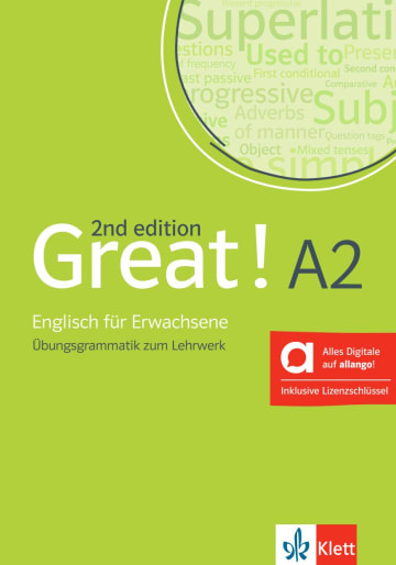 Great! A2 2nd edition - Hybride Ausgabe allango: Übungsgrammatik zum Lehrwerk | Klett Sprachen
