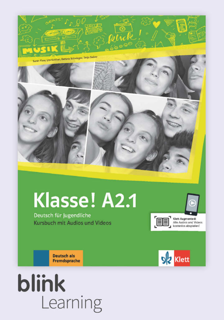 Klasse! A2.1 - Digitale Ausgabe BlinkLearning: Kursbuch mit Audios/Videos | Klett Sprachen